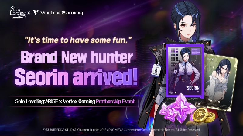 Solo Leveling:Arise x Vortex Gaming Partnership Event