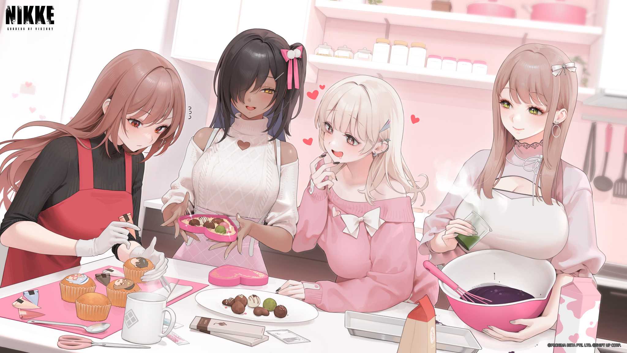 HAPPY Valentine's DAY The Nikkes are making Val | Vortex Gaming