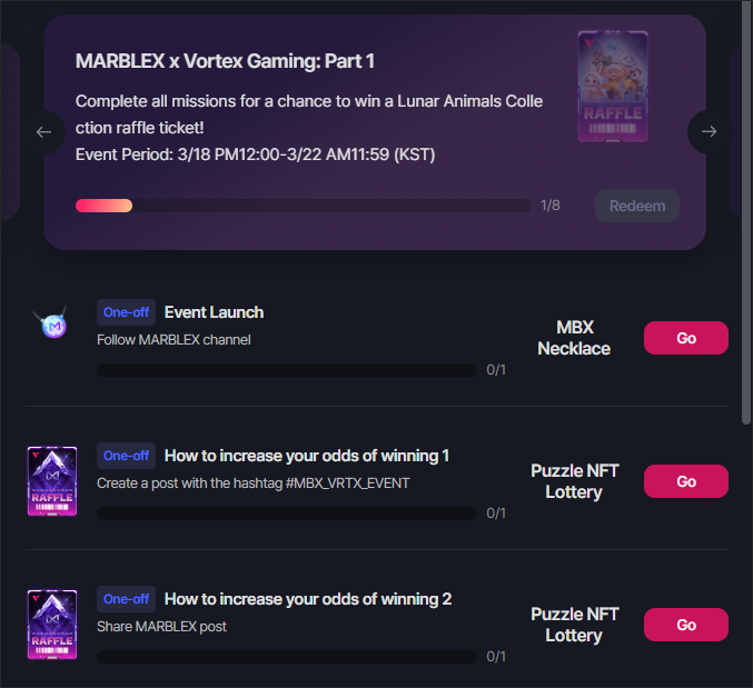 MARBLEX × Vortex Gaming Collaboration Event (April 11 at 21:00 fixed ...