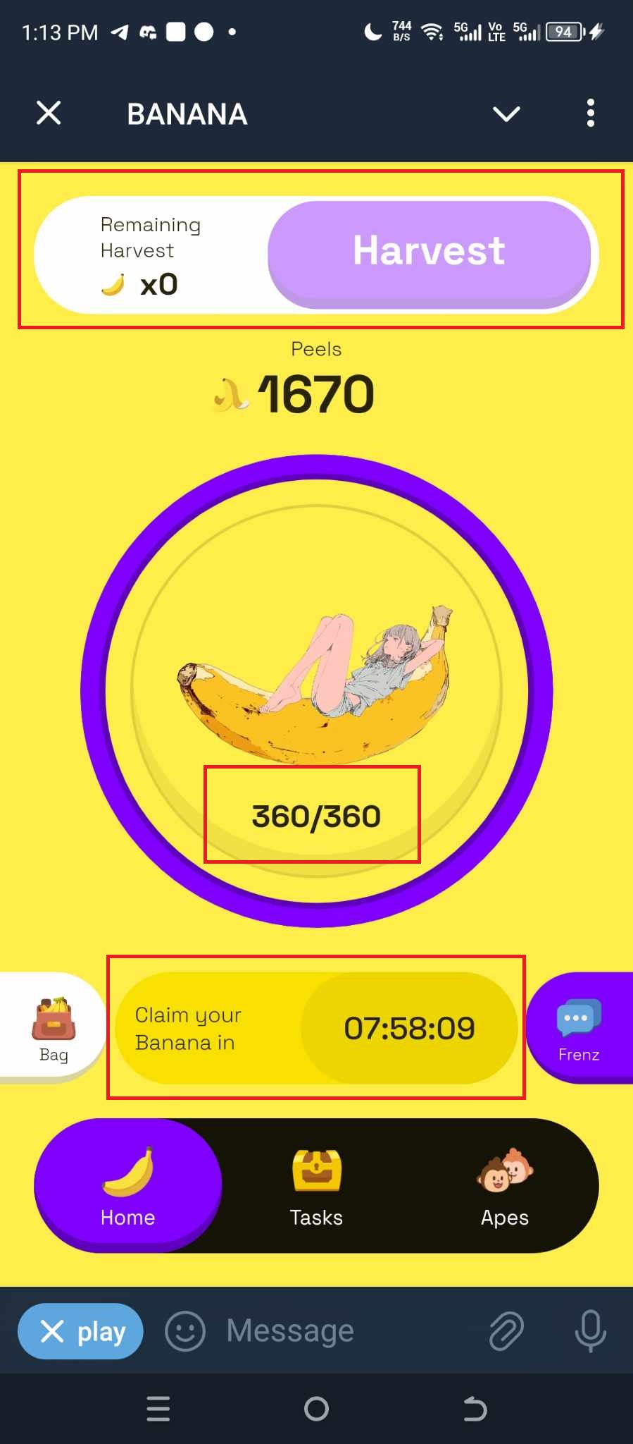 Banana Game | 볼텍스 게이밍