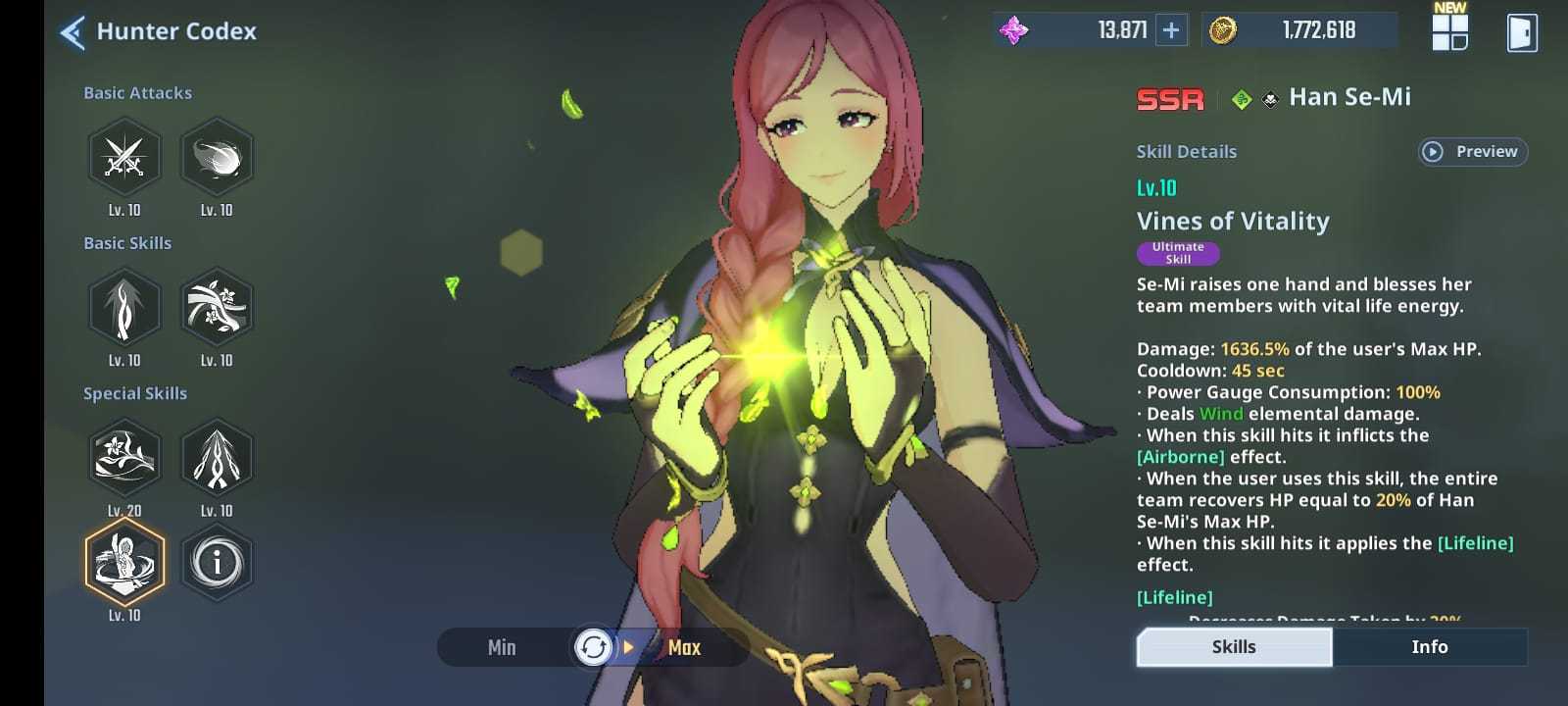 Han Semi Hunter preview ( Ultimate skill - Vines o - Vortex Gaming