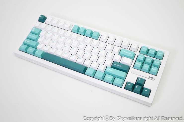 몽글몽글 조용한 타건감이 매력적인 키보드~! COX CK88 유무선 기계식 (딥씨축) 원 | 볼텍스 게이밍