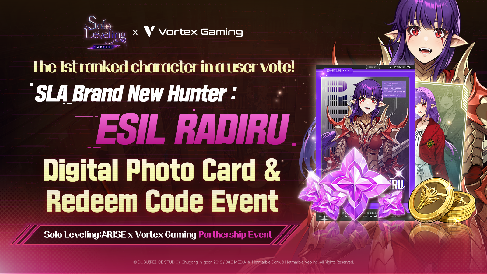 Solo Leveling:Arise x Vortex Gaming 6th Collaboration Event - Vortex Gaming